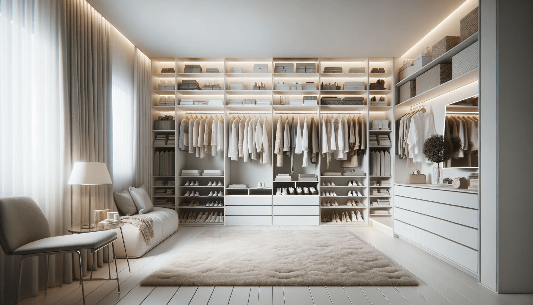 Closet, qual o tamanho ideal? - Albergoni Arquitetura